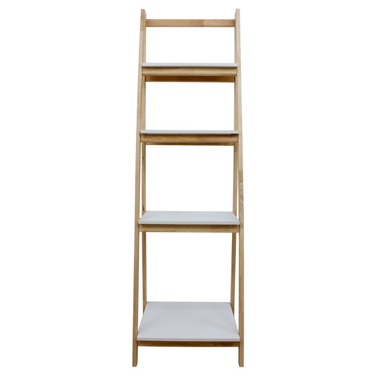 Wooden Shelving Unit Fold Up 4 Tier – Home Storage & Living