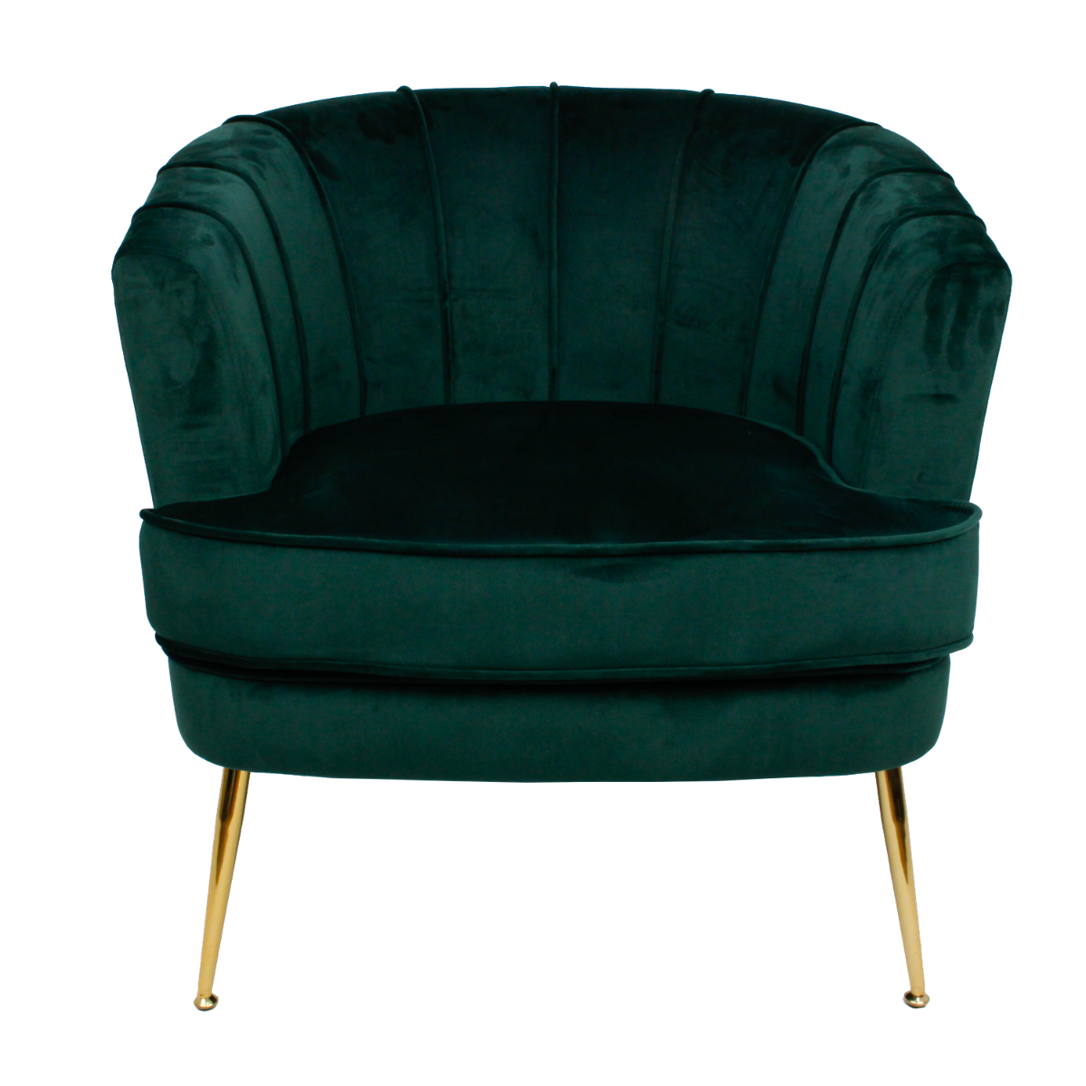 Hanna Tub Chair Dark Green – Home Storage & Living